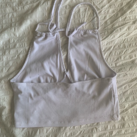 Cotton On | Tops | White Halter Top Cute Details Its A Medium | Poshmark